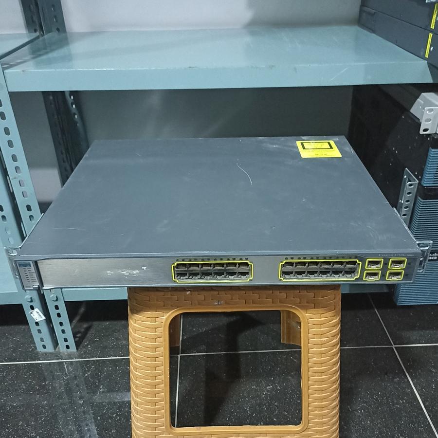 Jual Switch Hub Cisco Catalyst 3750G Series WS-C3750G-24TS-S1U 24 Gigabit | Shopee Indonesia