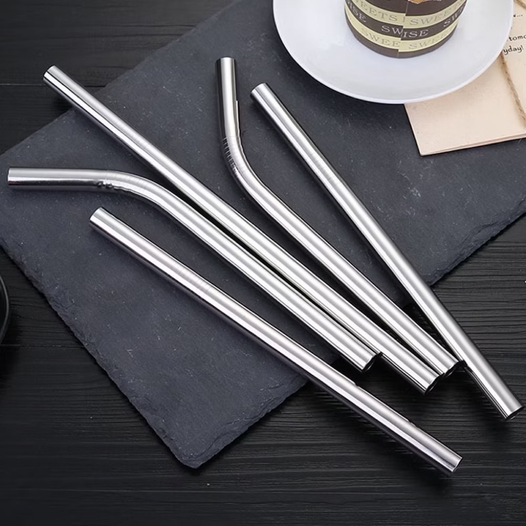 Jual [MADANI] SEDOTAN STAINLESS STRAW SEDOTAN LURUS BESI STAINLESS ANTI ...