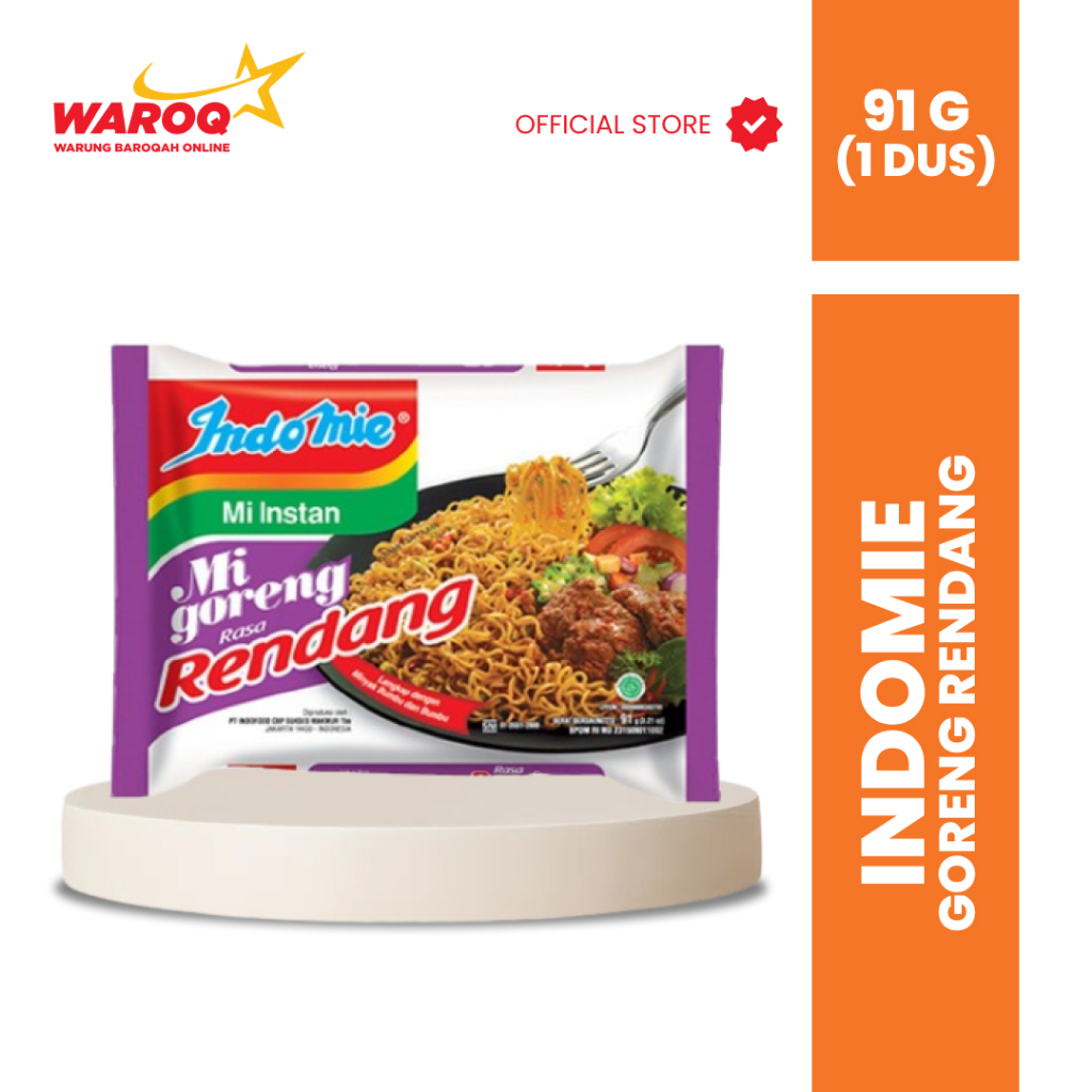 Jual INDOMIE GORENG RENDANG 91GR (DUS) | Shopee Indonesia