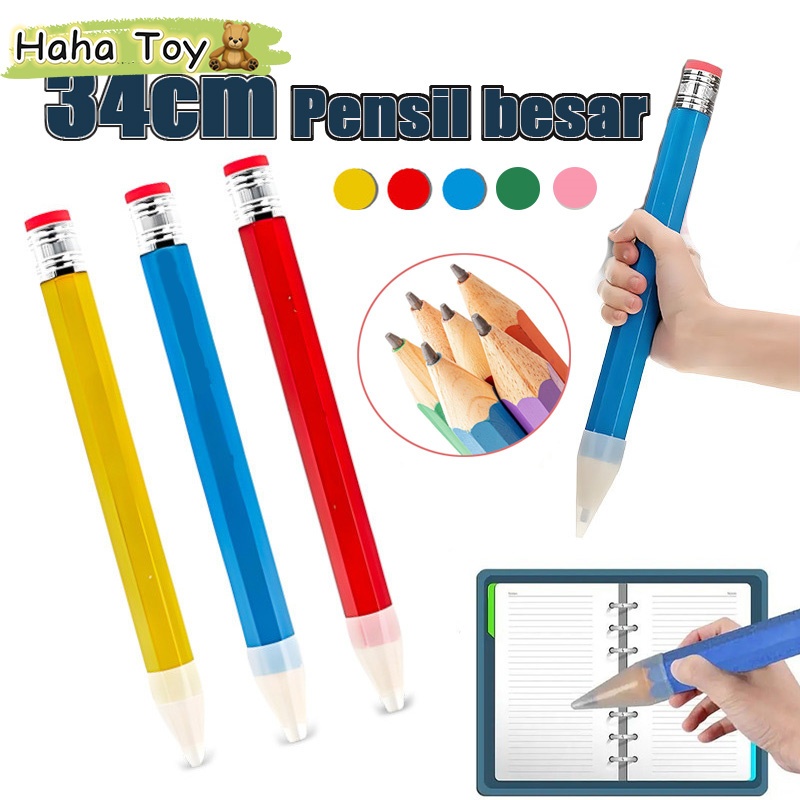 Jual HAHA TOY 34 CM Pensil Jumbo Besar Mainan Pencil Pensil Jumbo ...