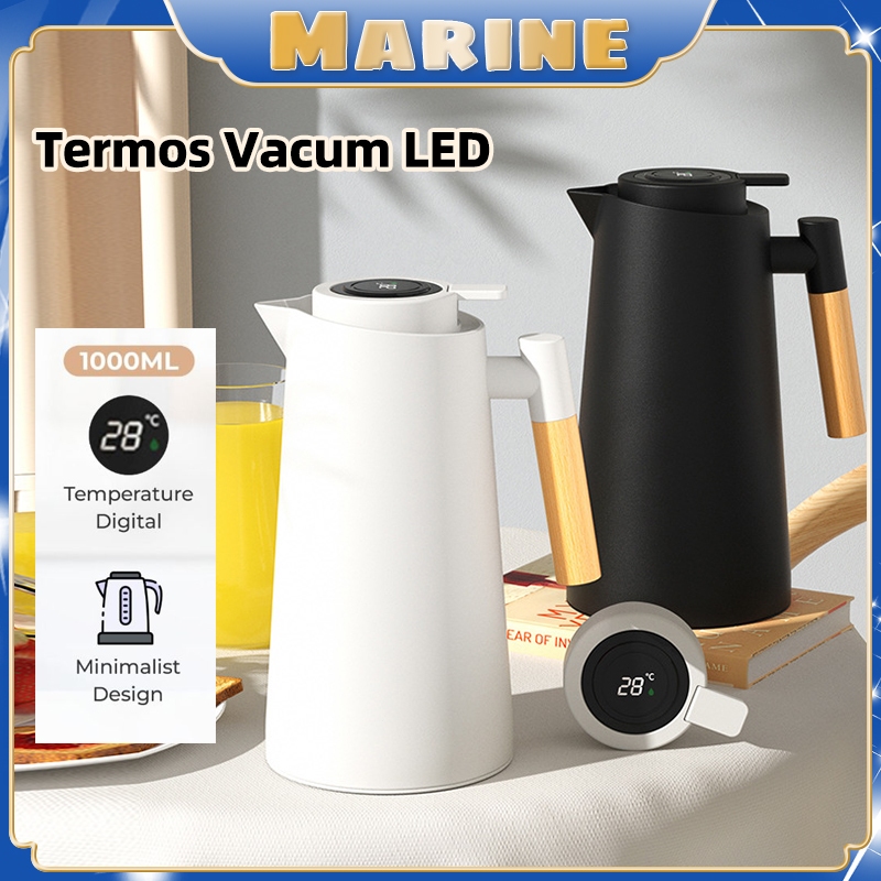 Jual Termos Air Panas Temperature Digital 1LUkur Suhu Tahan Dingin ...