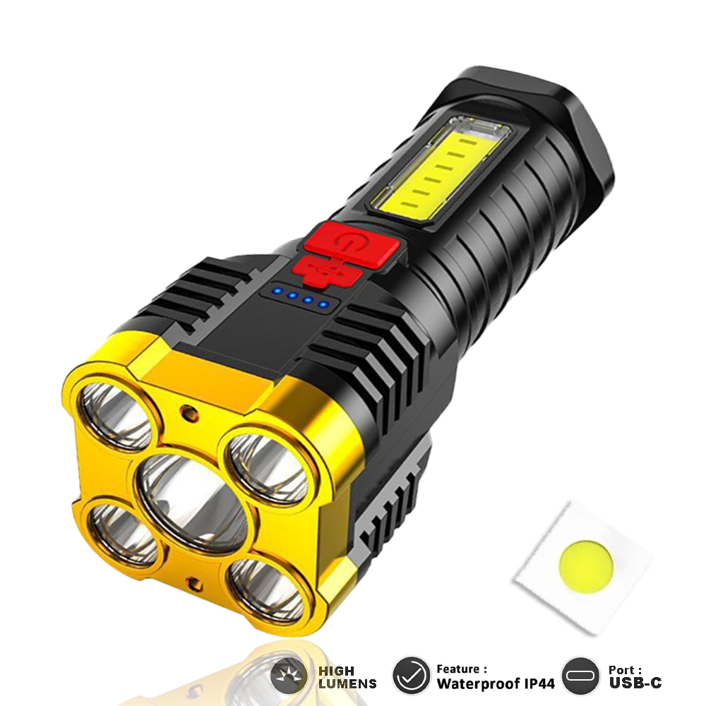 Jual 【Garansi 10 tahun】Senter LED COB Senter USB Multifungsi Super ...
