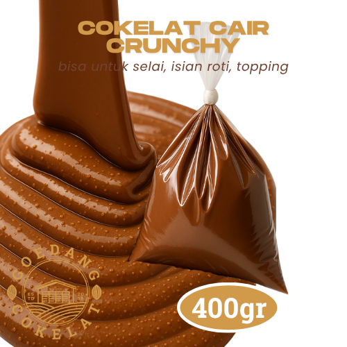 Jual COKLAT CAIR CRUNCHY 400GR | LEMBUT, MANIS & LEZAT | COCOK UNTUK ...