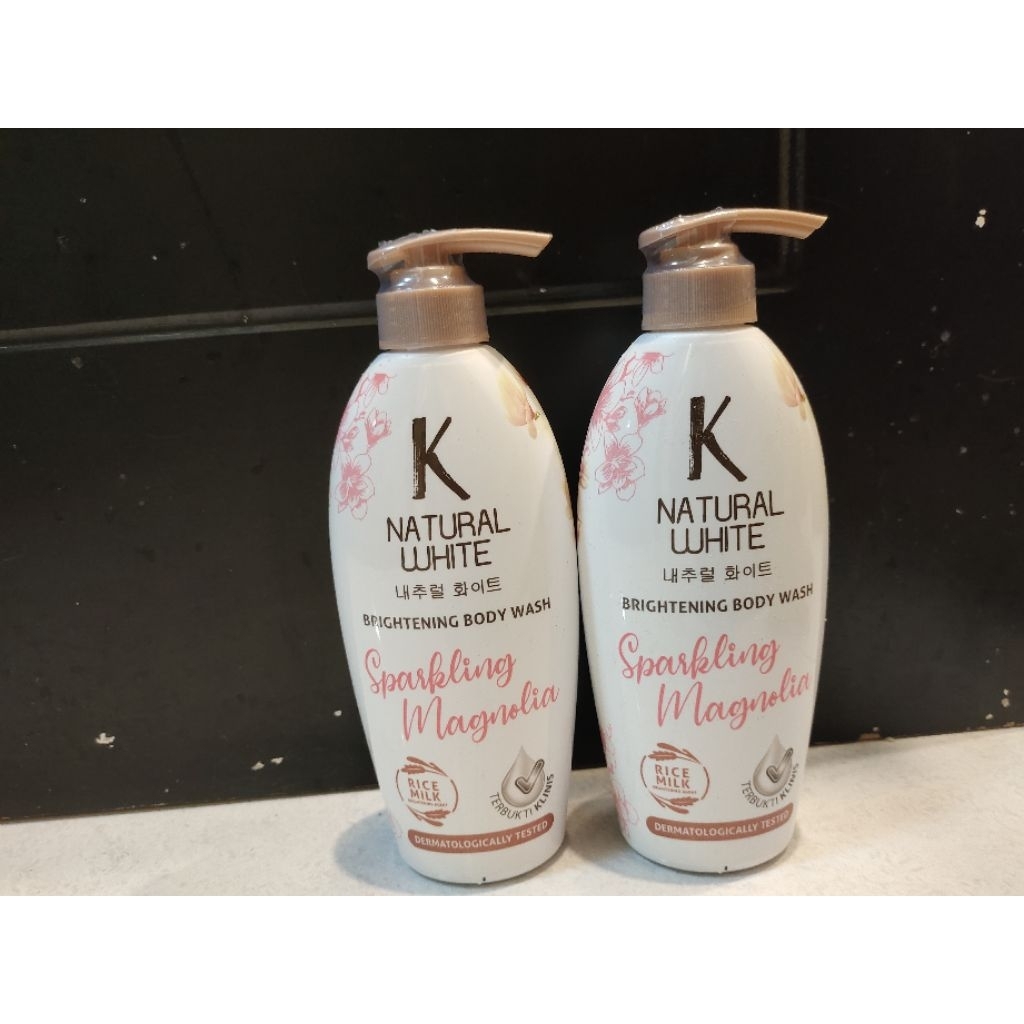 Jual Sabun Mandi K NATURAL WHITE Sabun Mandi Cair Magnolia Botol 500ml ...