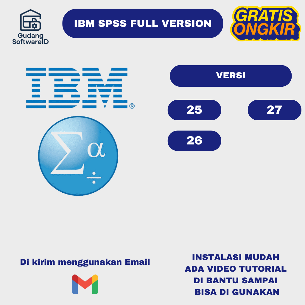 Jual software statistik IBM SPSS 25 26 27 Full Version dan Versi lainnya Bergaransi | Shopee ...