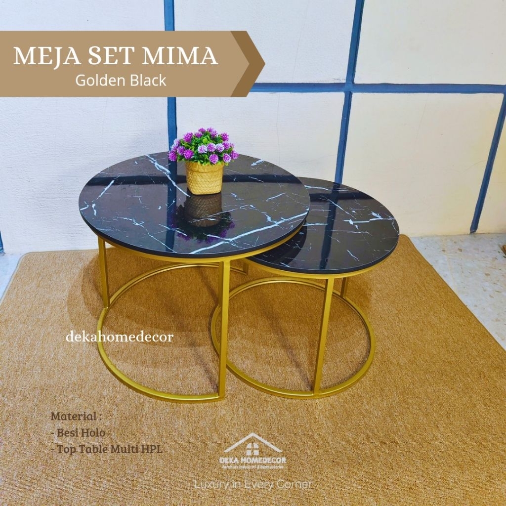 Jual DEKA HOMEDECOR / MIMA Meja Ruang Tamu Minimalis / Meja Besi ...