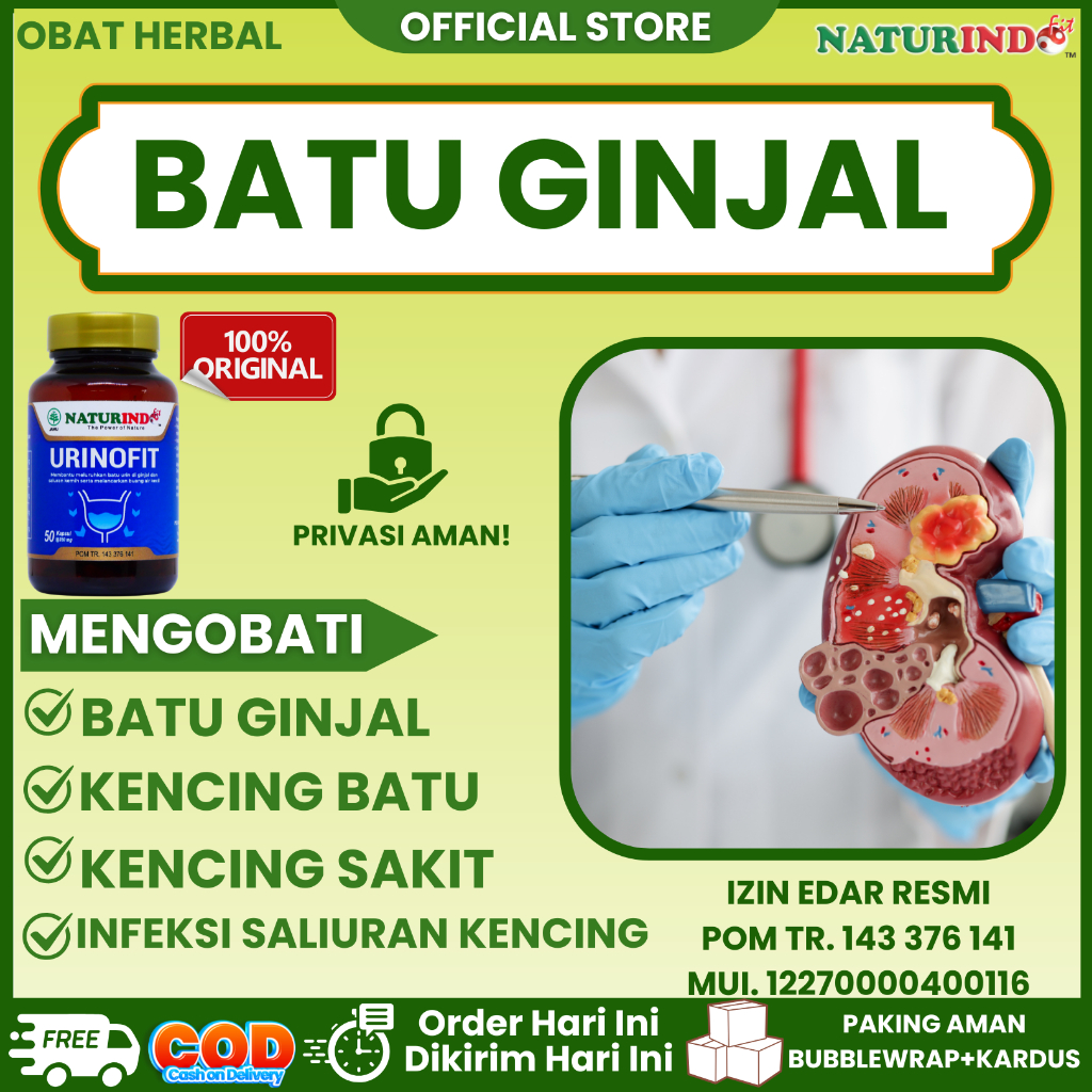 Jual URINOFIT Obat Herbal Batu Ginjal Penghancur dan Mengeluarkan Kencing Batu Urinofit ...