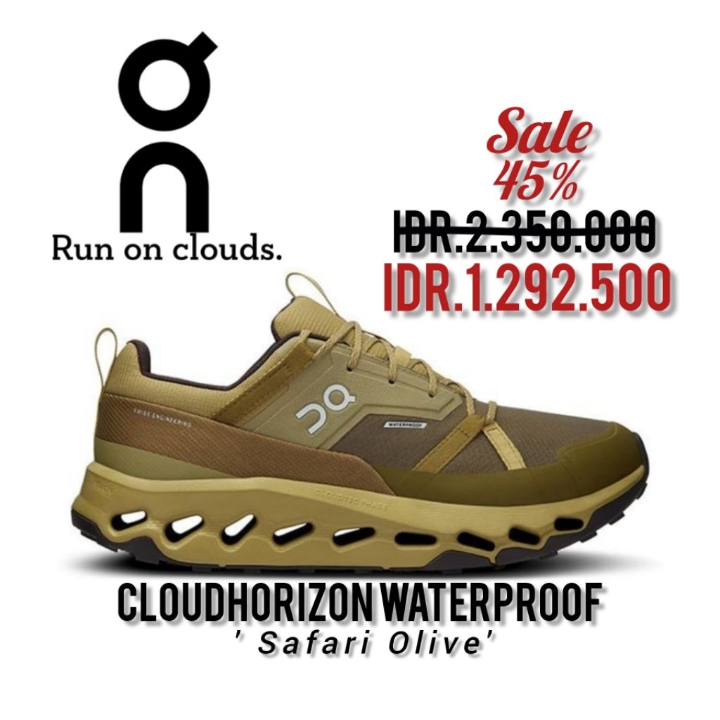 Jual sepatu on cloud horizon Waterproof | Shopee Indonesia