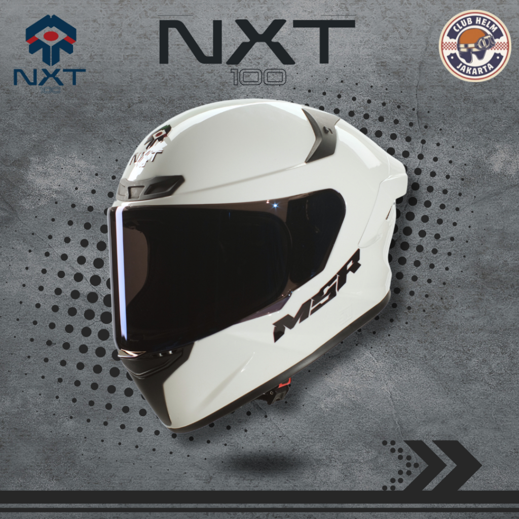 Jual Helm SNI Full Face Fullface Spoiler MSR NXT 100 Unisex Cewe Cowo | Shopee Indonesia