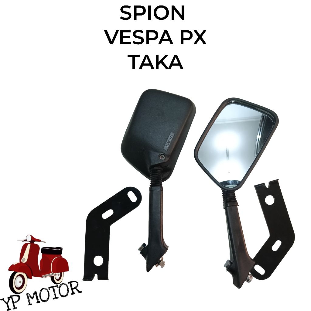 Jual TAKA Spion Vespa PX Super Sprint Excel Cembung Sparepart Aksesoris ...