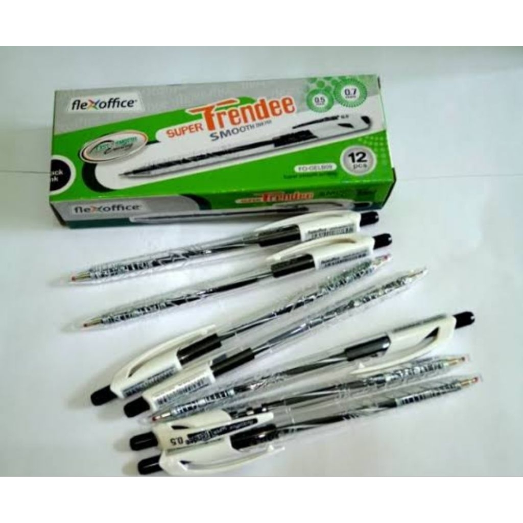 Jual Pulpen Trendee Flexoffice 1 pak isi 12 | Shopee Indonesia