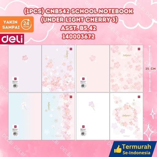 Jual DELI School Notebook ALL VARIAN DELI BUKU TULIS ISI 42 KARAKTER ...