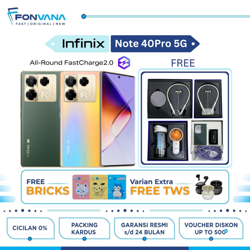 Jual Infinix Note 40 Pro 5G 8/256GB - Dimensity 7020 - 6.78” FHD+ 3D ...