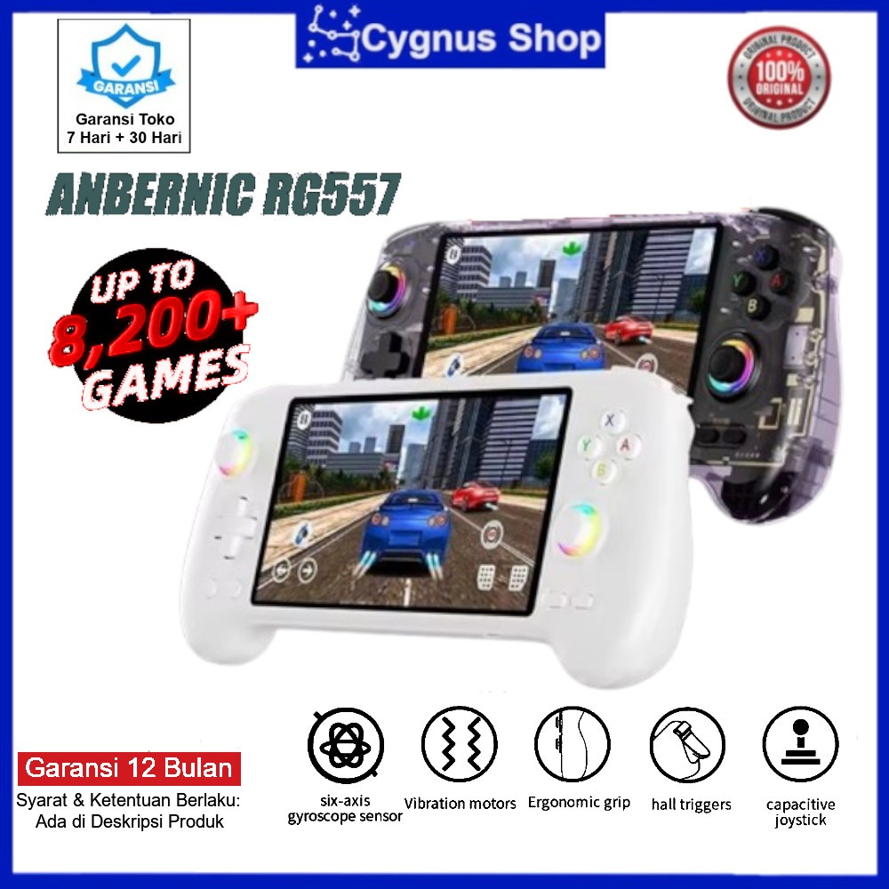 Jual ANBERNIC RG557 Portable Handheld Retro Video Game Console Android ...