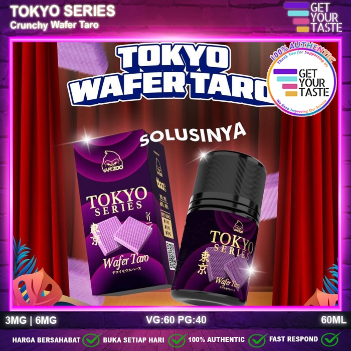 Jual Liquid Tokyo Wafer Taro 60ML 3MG 6MG Tokyo Wafer by Vapezoo ...