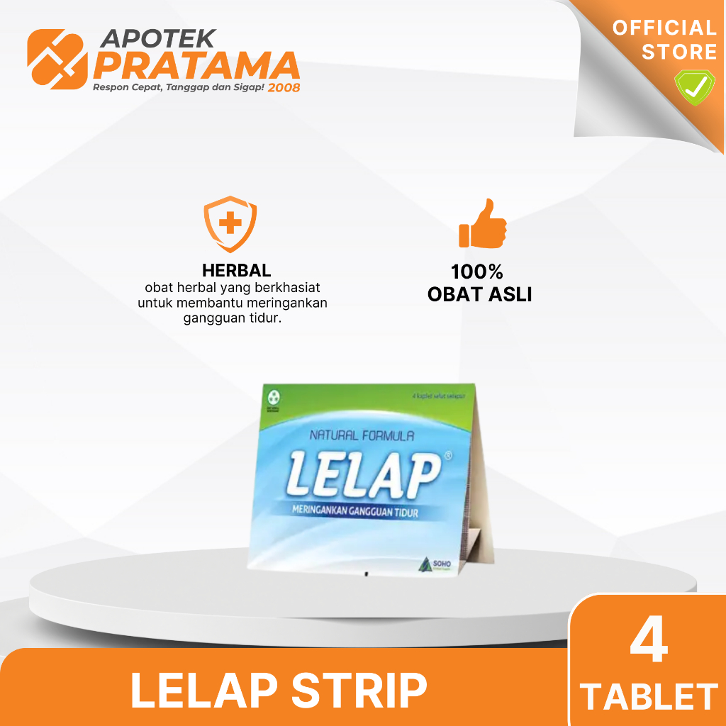 Jual LELAP STRIP ( ISI 4 TABLET ) | Shopee Indonesia