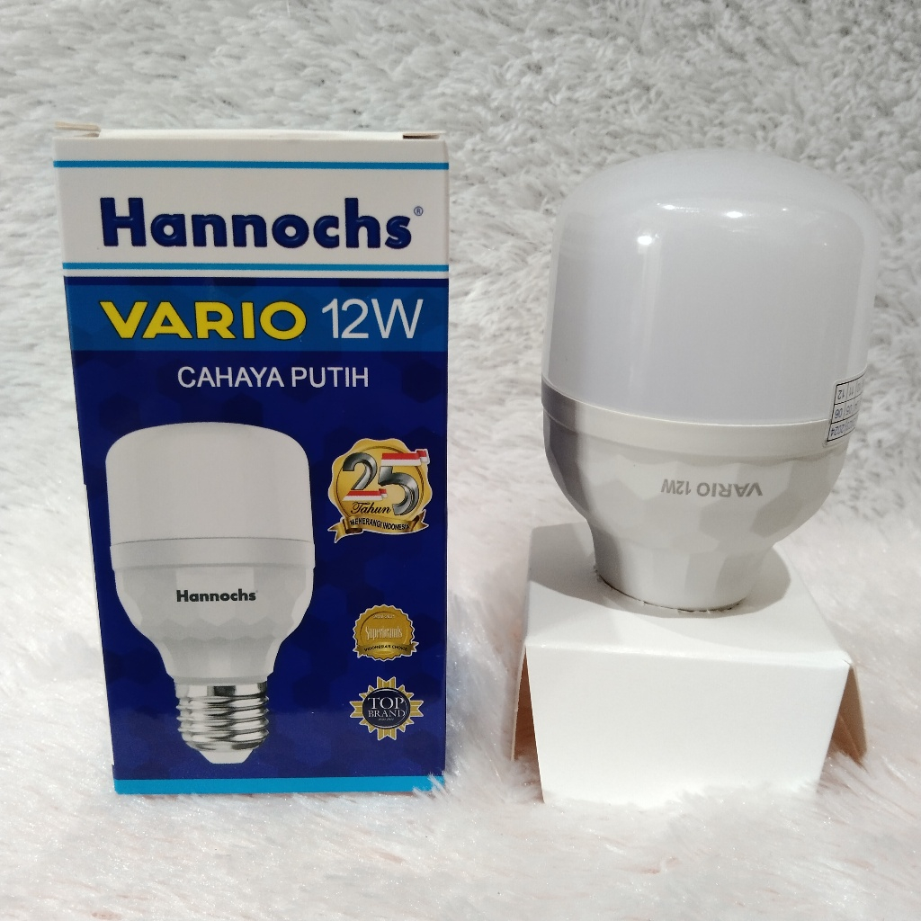 Jual Hannochs Vario Bohlam Bola Lampu Led 12 Watt Putih Awet Terang Garansi | Shopee Indonesia