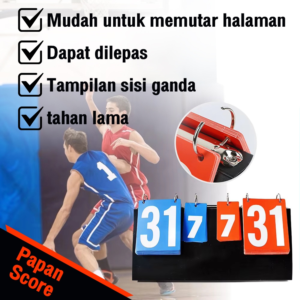 Jual Papan Score Skor Badminton Basket Pingpong Tenis Meja Volley Board ...
