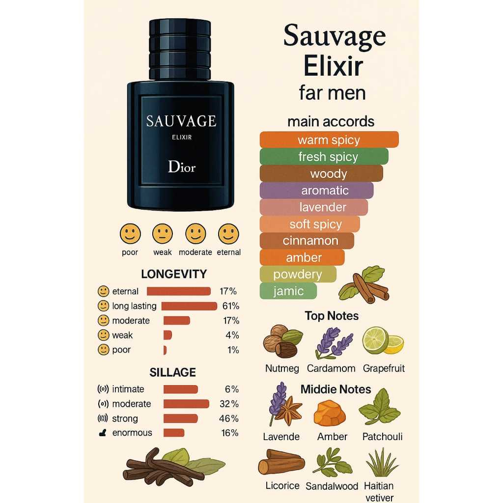 Jual [ORIGINAL 100 % ] Dior Sauvage Elixir 60ml (kemasan lengkap dengan kotak) Parfum Dior ...