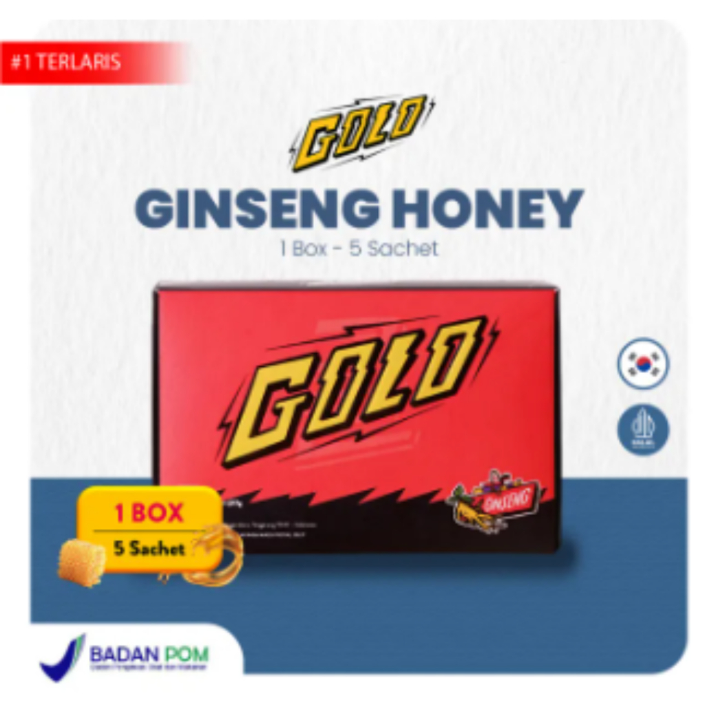 Jual ORIGINAL 1 SACHET GOLO Ginseng Rasa Madu - Golo Botanical ...