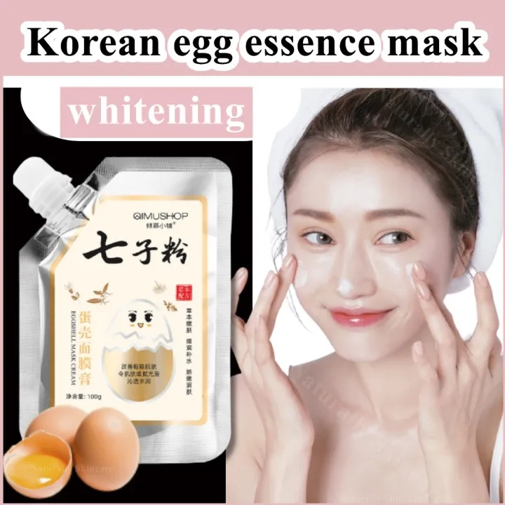 Jual Masker Ragi Cangkang Telur Egg Shell Mask Cream Memutihkan ...