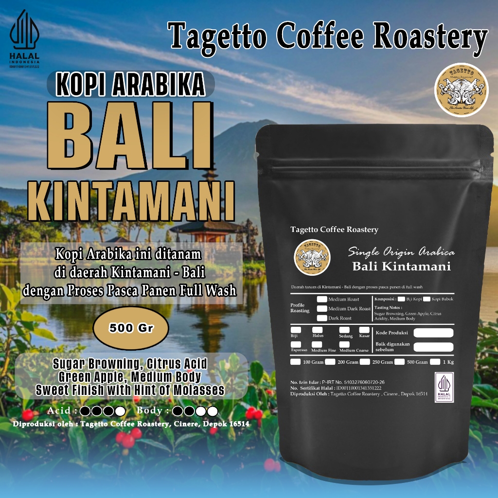 Jual BIJI KOPI ARABIKA BALI KINTAMANI 500GR | SPECIALTY ARABICA BEAN ...