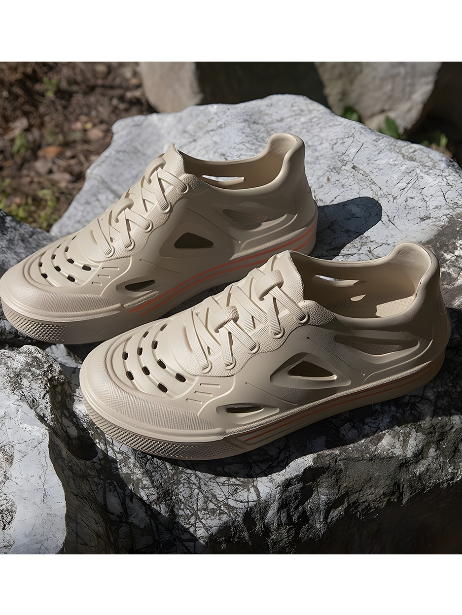 Jual Sendal Sepatu Slip On Clogs Casual Sporty Bahan Karet EVA Empuk ...