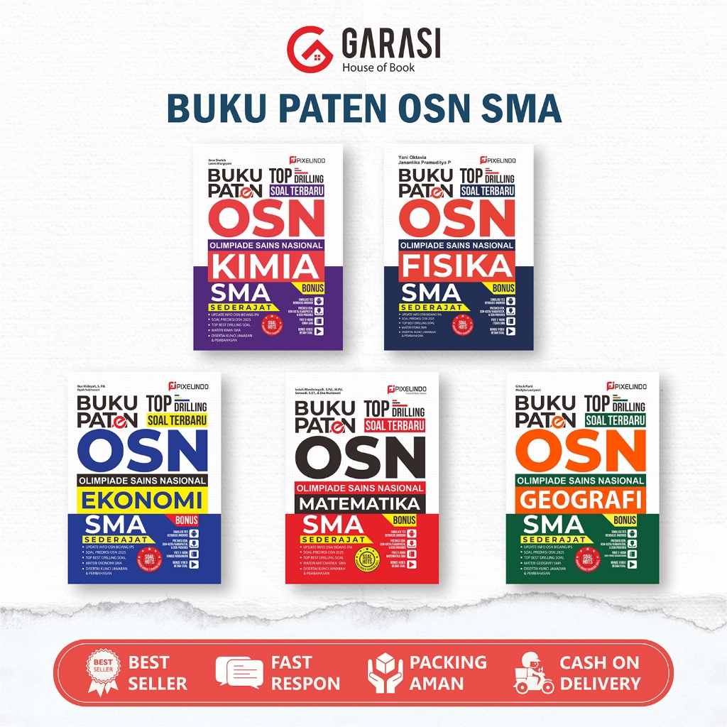 Jual BUKU PATEN SOAL HOTS OSN (Olimpiade Sains Nasional) SMA/MA | Shopee Indonesia