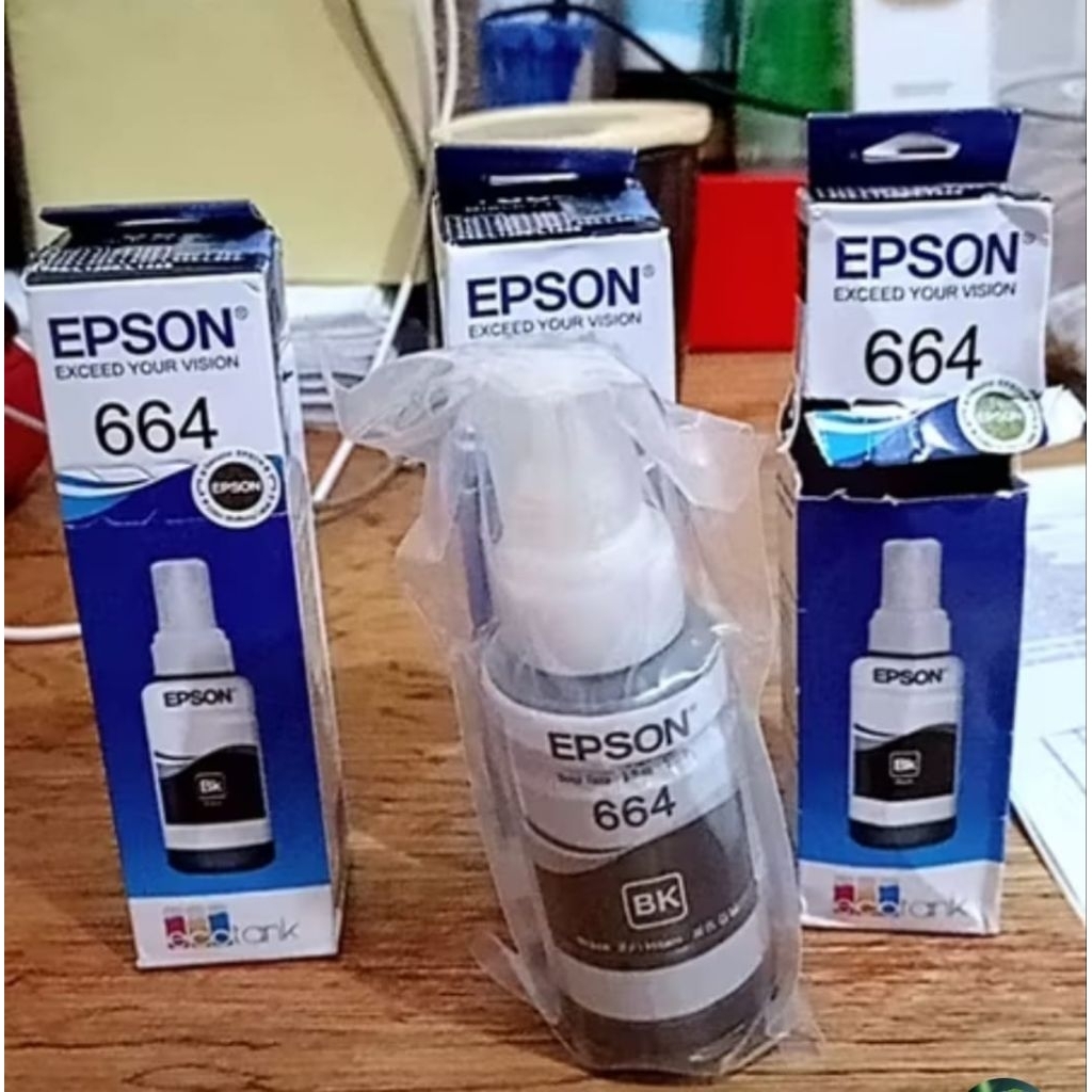 Jual tinta printer epson 664 L100 L110 L111 L120 L130 L132 L200 L210 ...