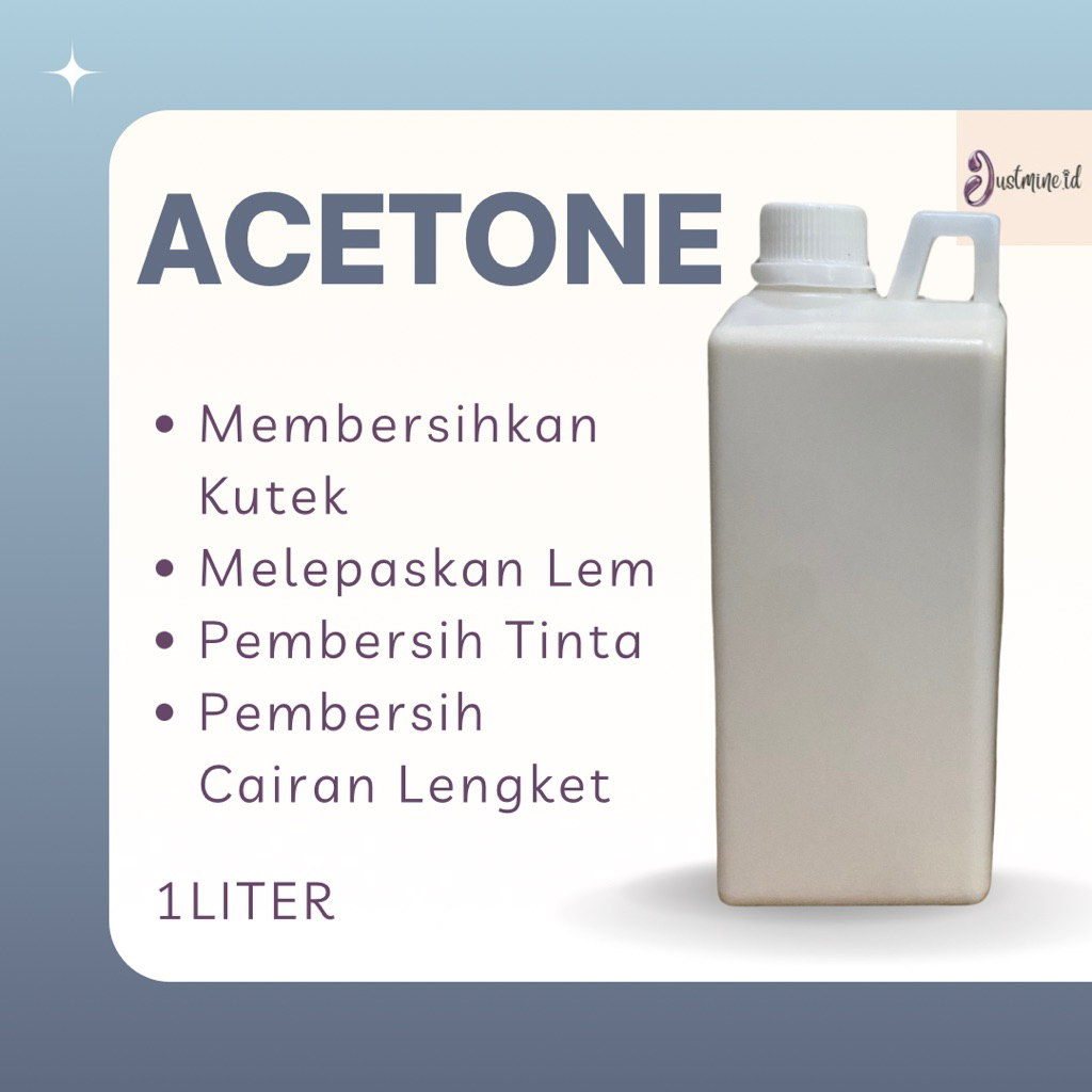 Jual Acetone | 1000 ML 1 LITER| Pembersih Kutek Lem Tinta | Shopee ...