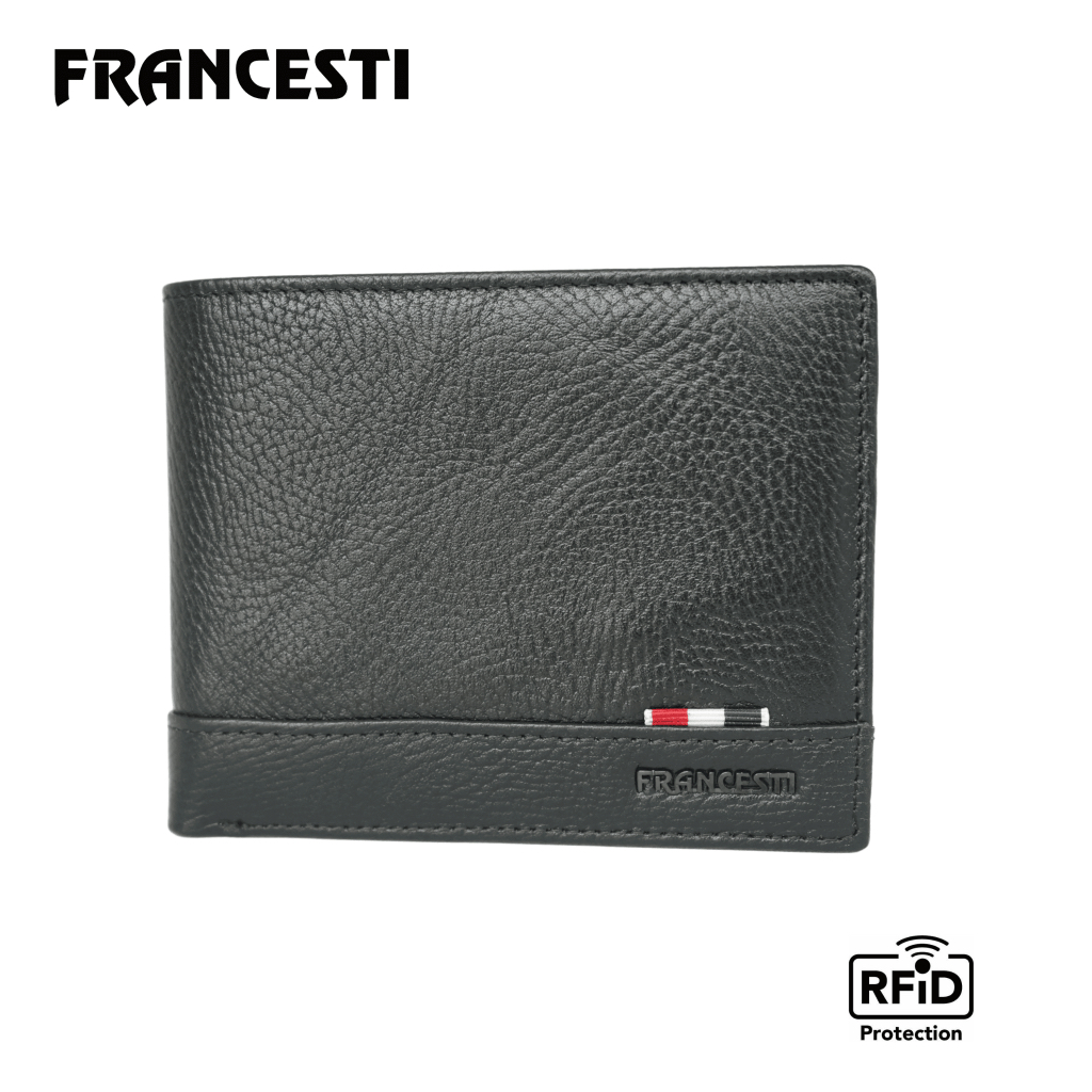 Jual Francesti Dompet Pria/Wanita RFID Protection Genuine Leather 190R ...