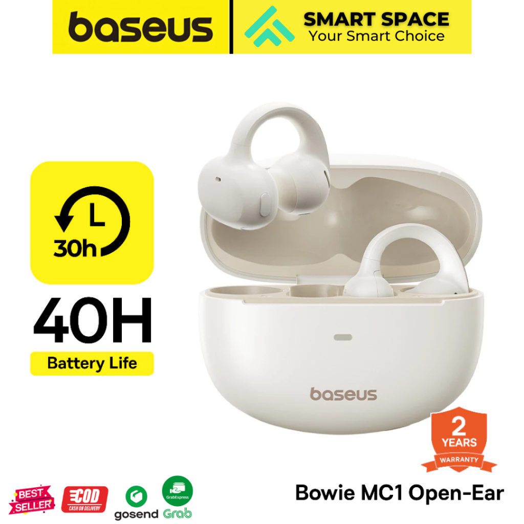 Jual BASEUS TWS Bowie MC1 Open Ear Clip For Sport & Work | Headset ...