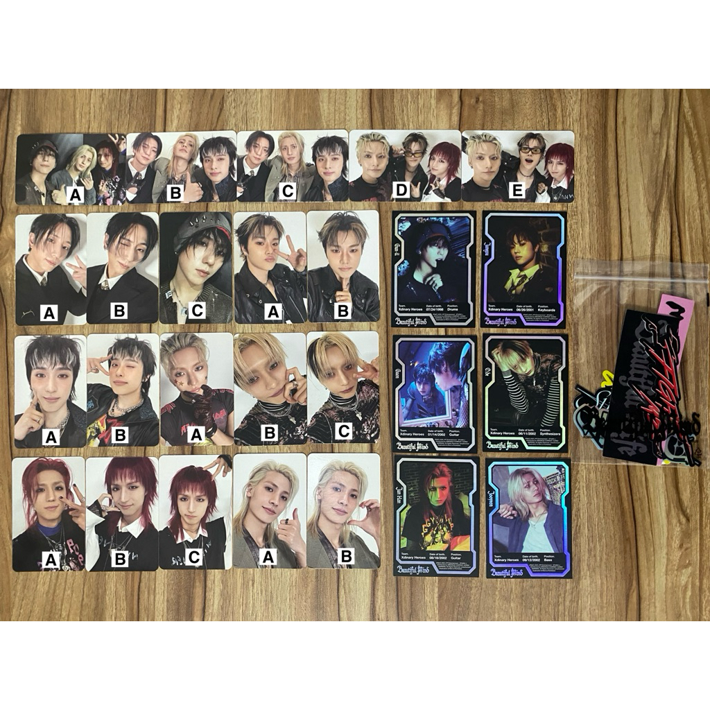 Jual Photocard Xdinary Heroes Album Beautiful Mind Raw Fallen Gunil ...