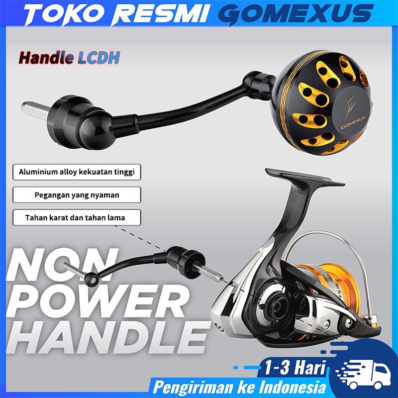 Jual Gomexus Power Handle 57mm Untuk Shimano Sienna Nasci Daiwa Revros ...