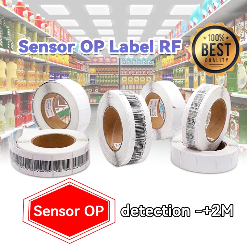 Jual Sensor OP Aarm Label RF1000pcs Roll Alarm Anti Pencurian ...