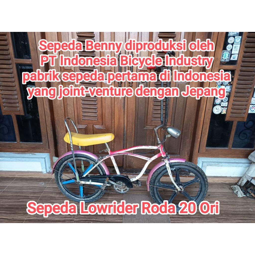 Jual Sepeda Lowrider Merk Benny Roda 20 | Shopee Indonesia