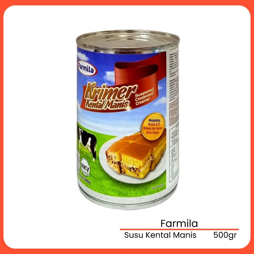 Jual Farmila Susu Kental Manis SKM Krimer Kaleng 500g | Shopee Indonesia