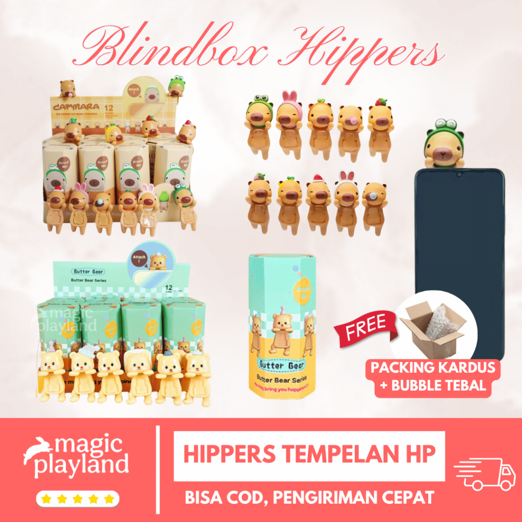 Jual [READY] Capybara Butterbear Hippers Aneka Blind Box Sonny Angel ...