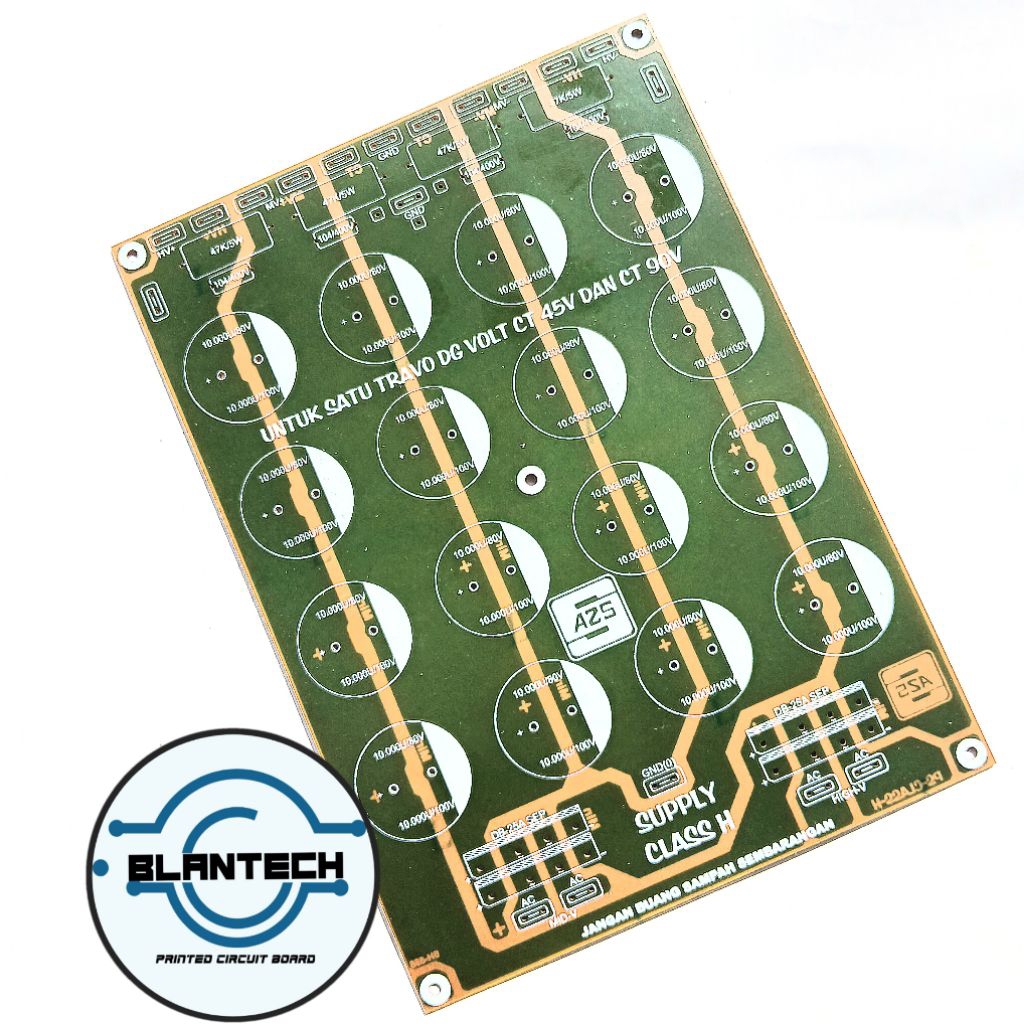 Jual PCB Power Supply 16 Elco Class H PSU 16Elco Single CT 45V Dan 90V ...