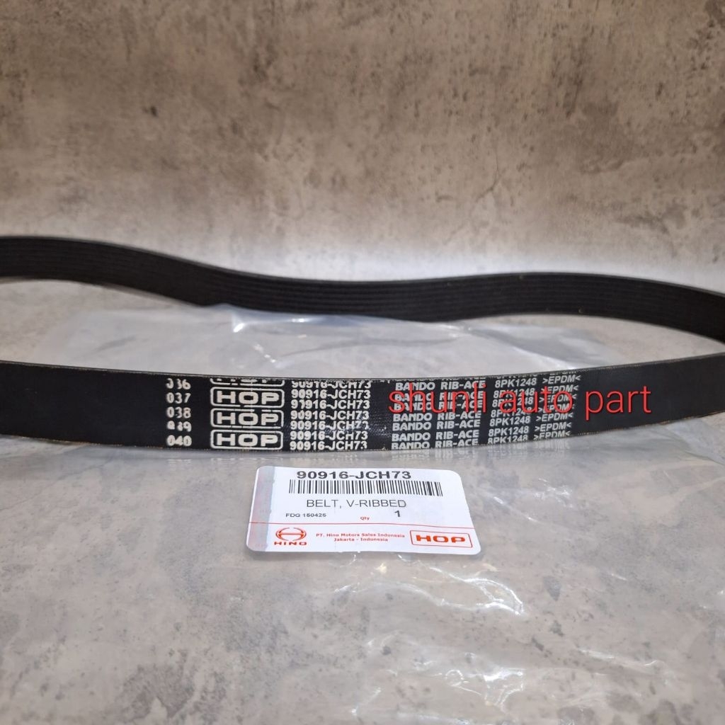 Jual FAN BELT 8PK 1248 HINO DUTRO EURO 4, ORIGINAL PREMIUM QUALITY ...