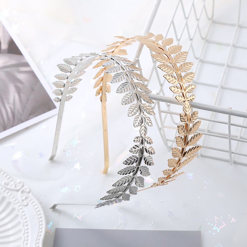 Jual VitaStoree Bando Daun Silver Emas Logam Pengantin Perempuan ...