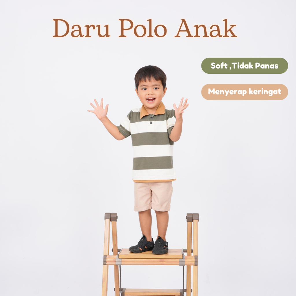 Jual Badudu.id Baju Couple Keluarga - Daru Family Set - Salur Hijau ...