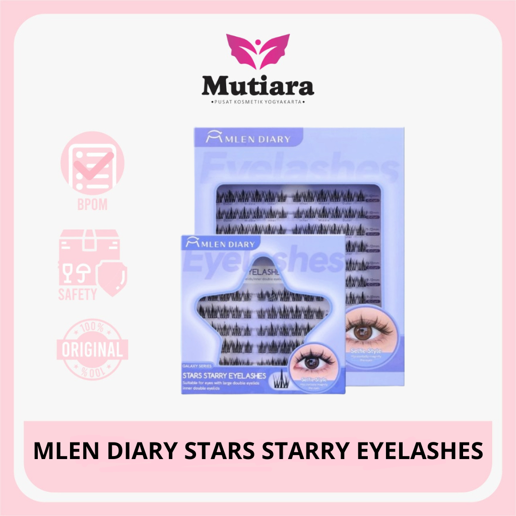 Jual MLEN DIARY STARS STARRY EYELASHES | Shopee Indonesia