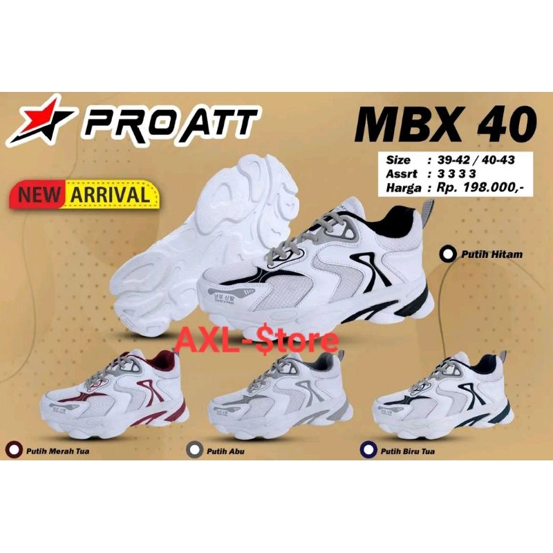 Jual AXL-Sepatu PRO ATT MBX 40 Original.Sepatu distro/Korea Style seri 39-43.Male or Female ...
