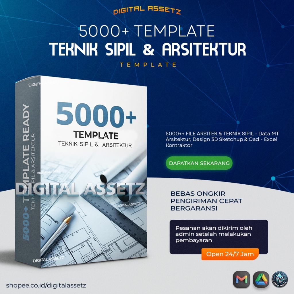 Jual [A03] 5000+TEMPLATE FILE ARSITEK & TEKNIK SIPIL - Data MT ...