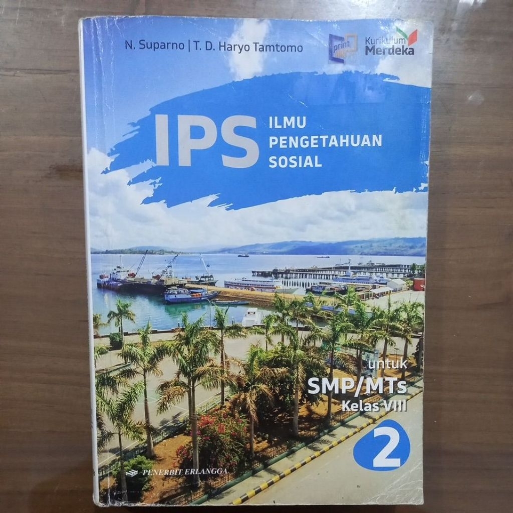 Jual Buku Paket IPS SMP Kelas 8 - Kurikulum Merdeka - Penerbit Erlangga ...