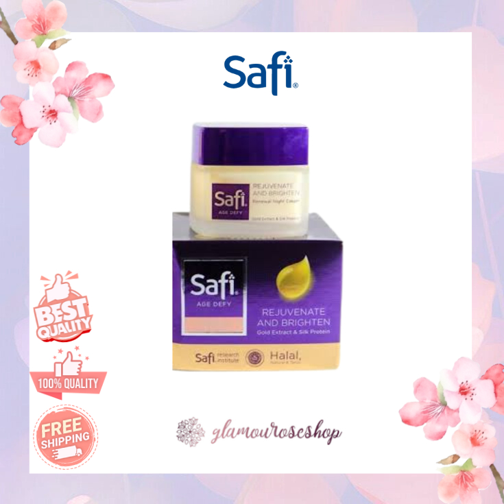 Jual Safi Age Defy Renewal Night Cream Rejuvenate And Brighten 40gr ...