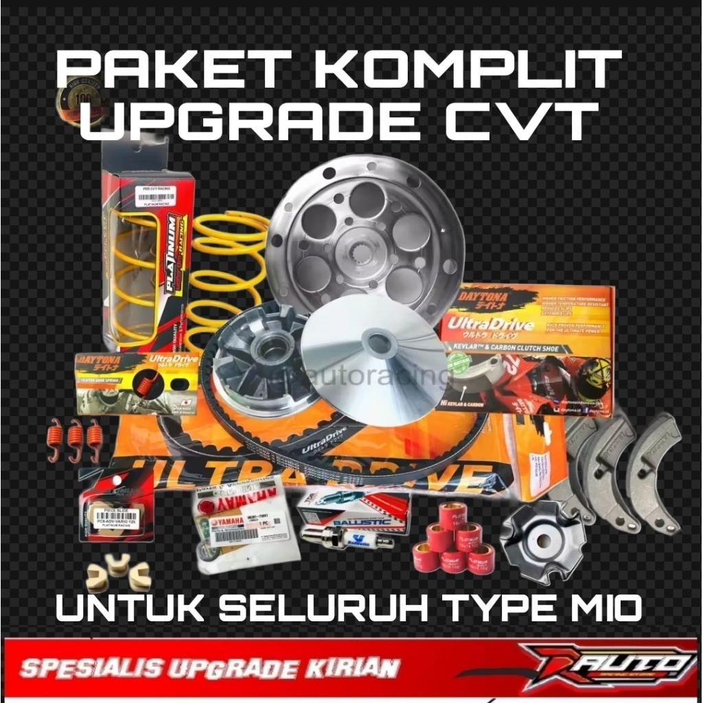 Jual MIO SPORTY FULL SET RACING PAKET UPGRADE FULL KOMPLIT KIRIAN CVT ...