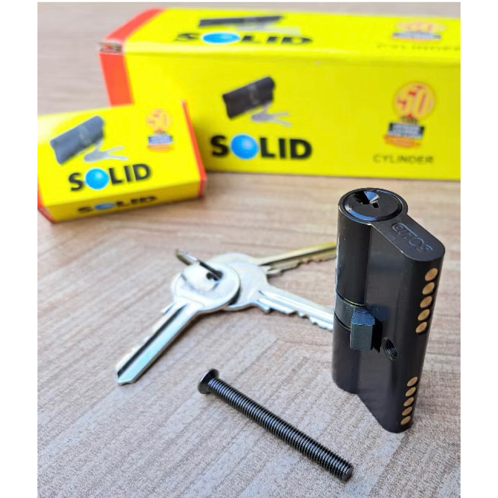 Jual CYLINDER SOLID / KUNCI DC 02-60 BL SOLID / DOUBLE CYLINDER | Shopee Indonesia