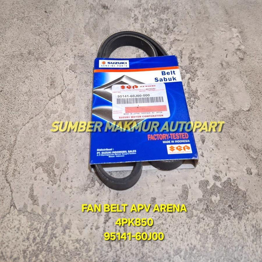 Jual FAN BELT VAN BELT TALI KIPAS 4PK 850 SUZUKI APV ARENA 95141-60J00 ...